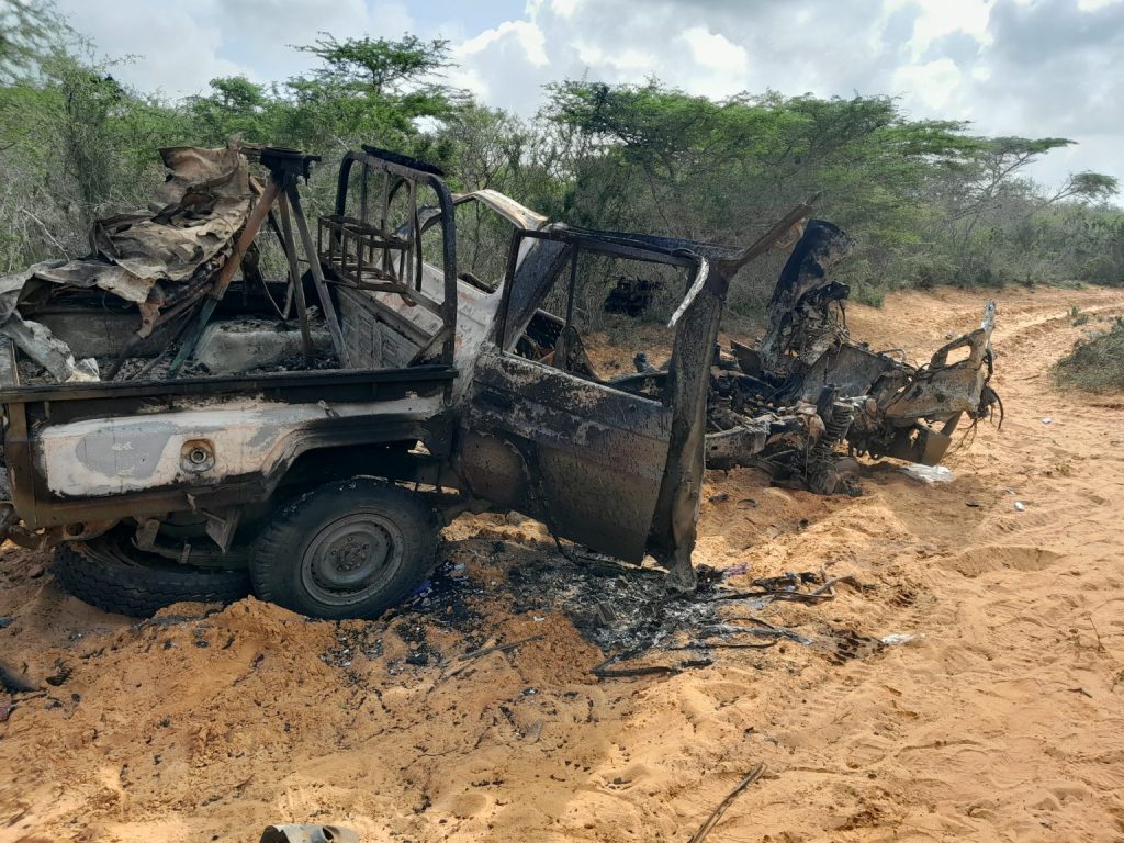 Kolonyo Saraakiil Bangaraf Ah Oo Lagu Qarxiyay Duleedka Afgooye.