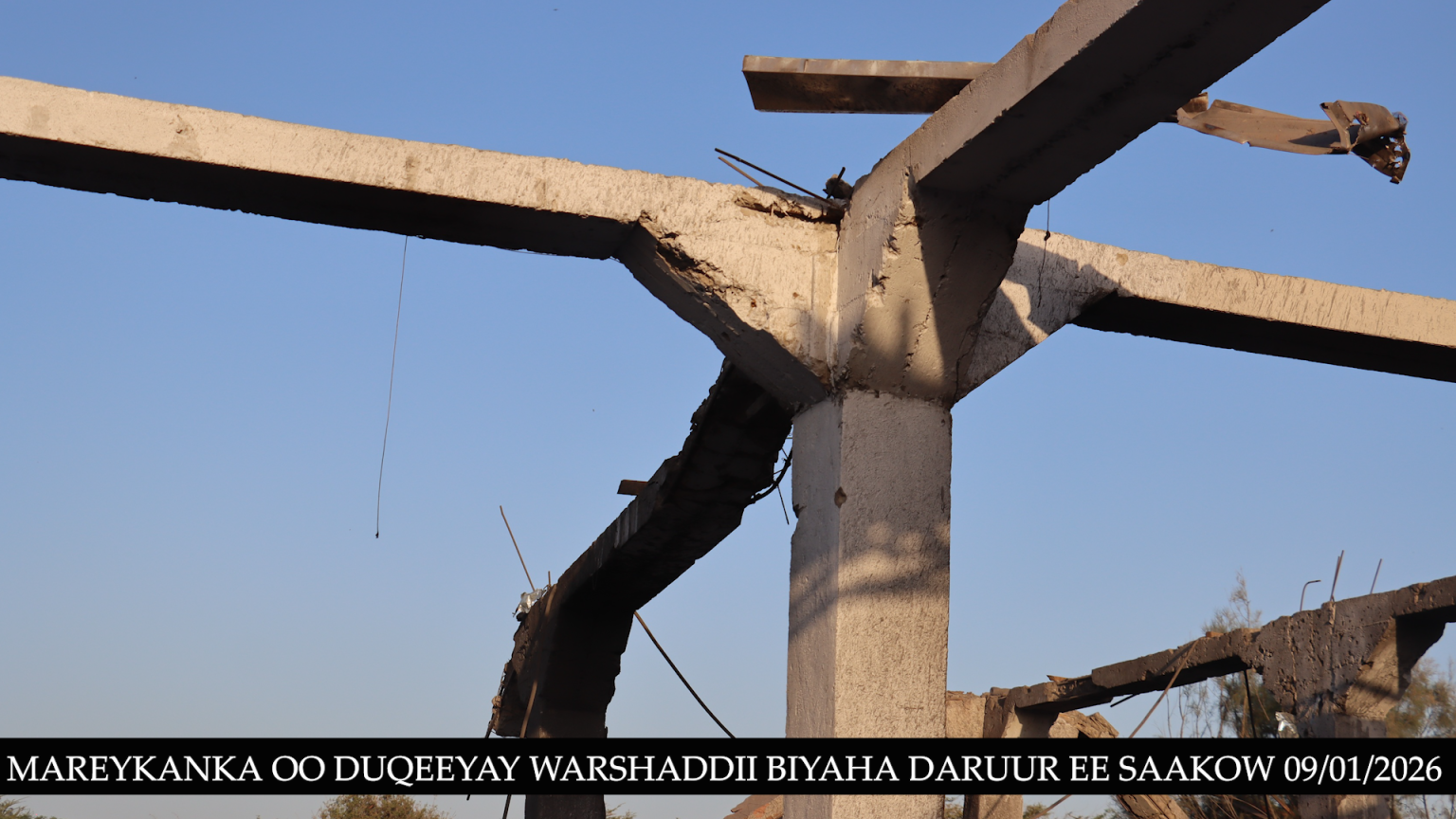 Sawirro: Maraykanka Oo Duqayn Ku Burburiyay Warshaddii Biyaha Daruur Ee ...